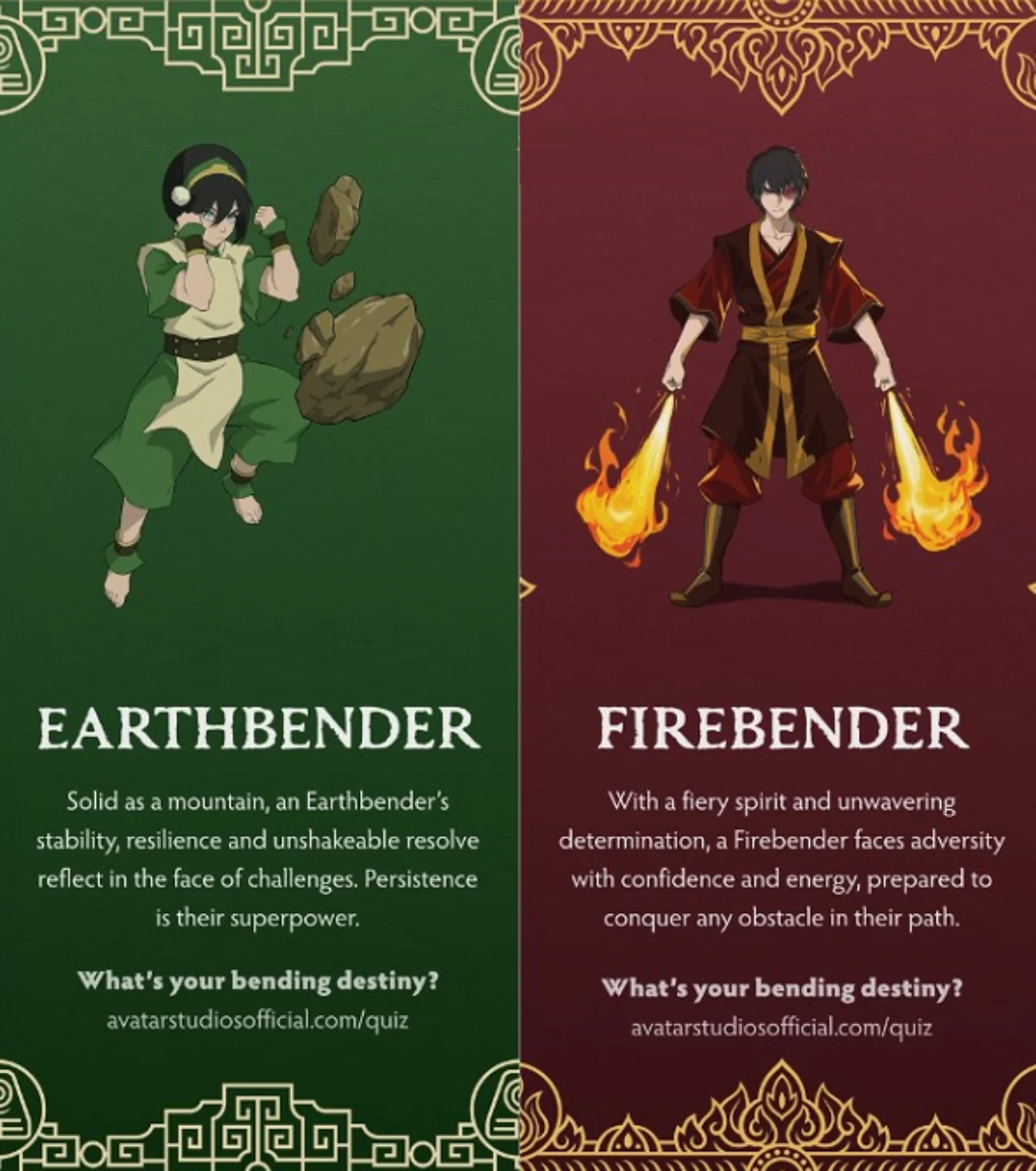 Link Avatar Quiz What Bender Are You: Lihat Elemen yang Cocok Untuk ...