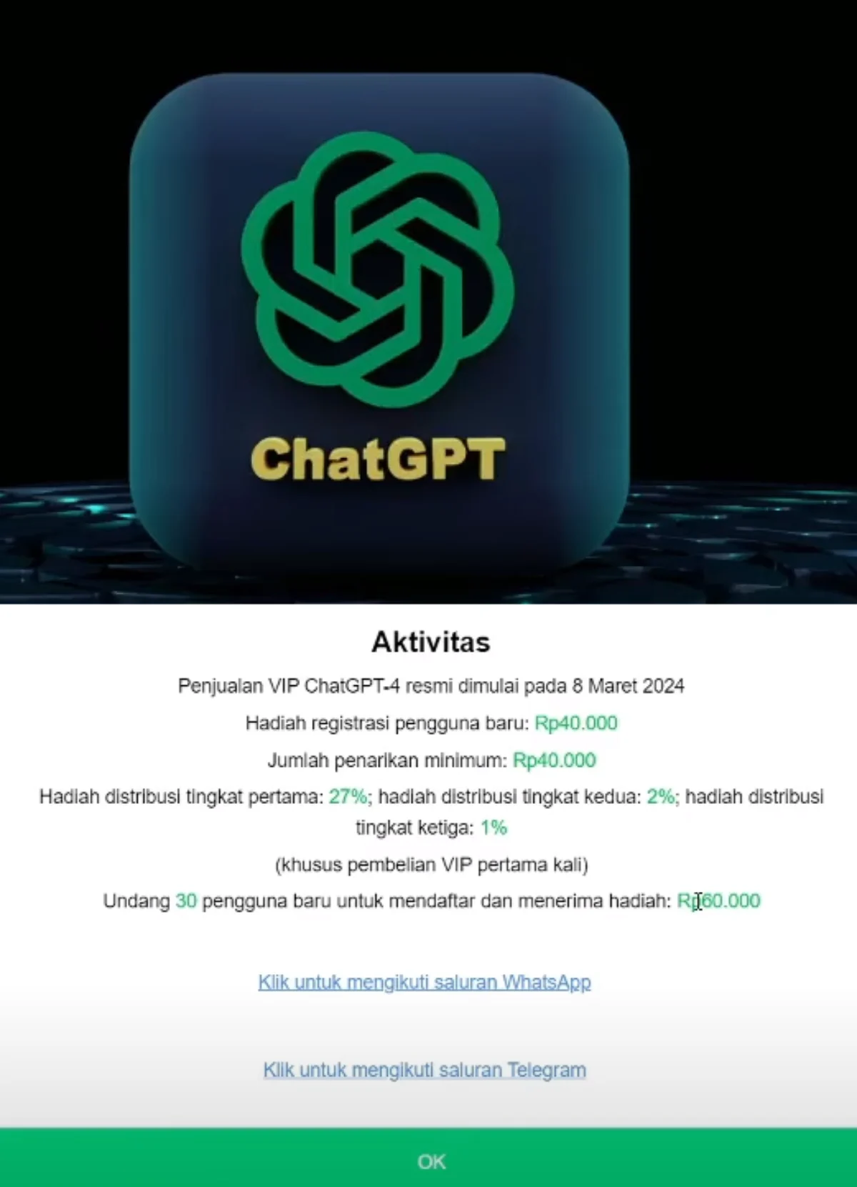 Jangan Daftar Aplikasi CHAT GPT! Berikut fakta Penipuan di Balik ...