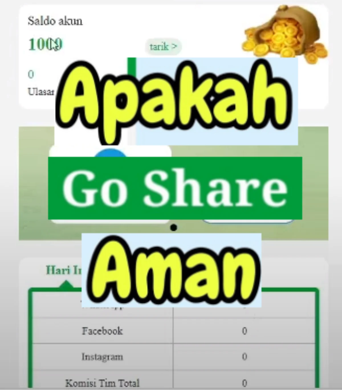 Apakah Aplikasi Go Share Terbukti Aman dan Membayar atau Penipuan ...
