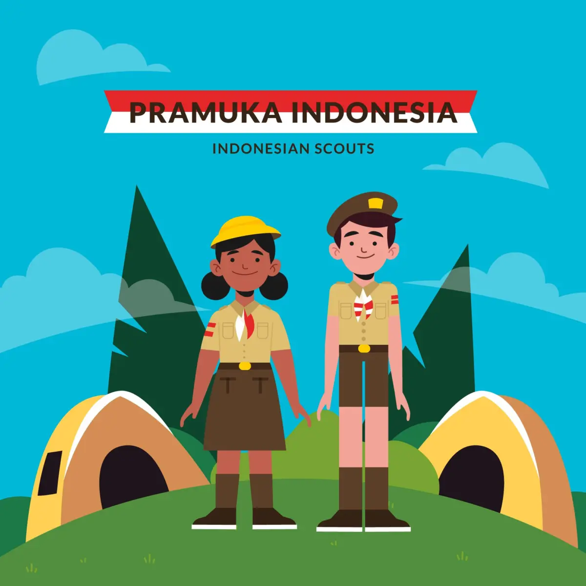Poster Hari Pramuka Nasional 2025 Gratis Siap Unduh, Klik Di Sini ...
