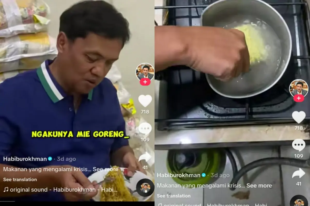 Habiburokhman Masak Mie Instan Pakai Gas Melon, Netizen Ramai-Ramai ...