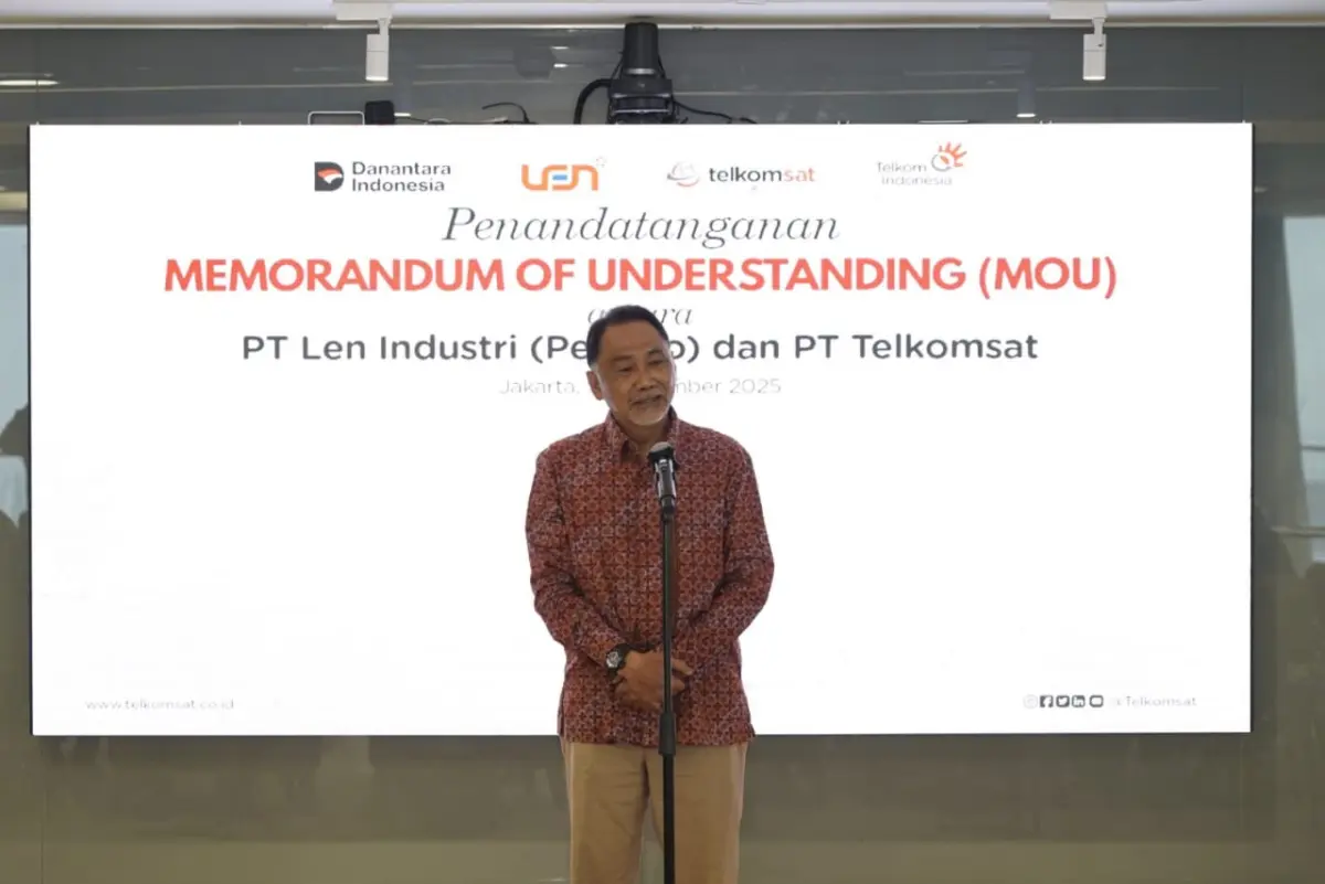 Telkomsat dan PT Len Industri (Persero) Tandatangani MoU Perkuat ...
