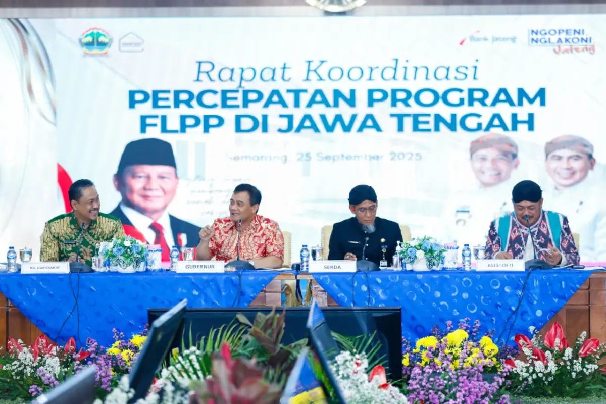 Realisasi FLPP di Jawa Tengah Mencapai 15.414 unit Rumah, Program 3 ...